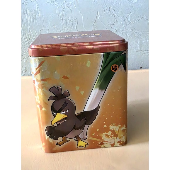 Toys | Pokemon 222 Dark Fighting Fire Stacking Tin Empty Cubone Mienfoo ...